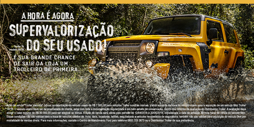 Troller | Acessórios, Assistência, Copa Troller e Test Drive